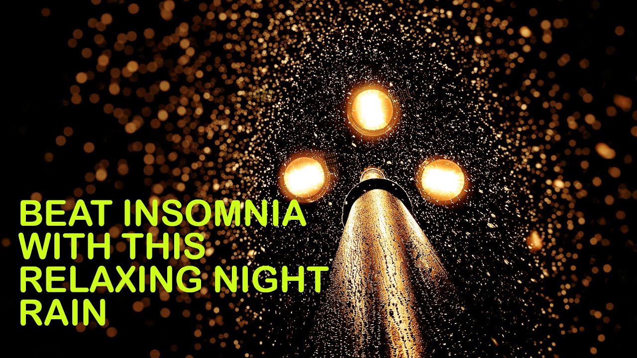 Beat Insomnia with this relaxing night rain under a street light | DOZE ...