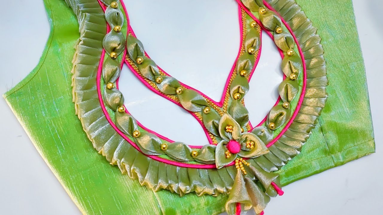 Mew Model unique Blouse Back Neck design | blouse back neck design for ...