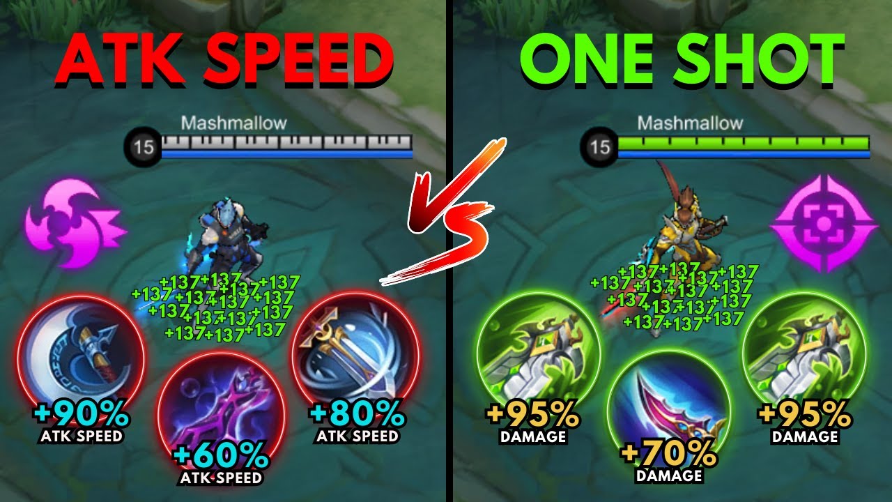 Saber Attack Speed Build vs Saber One Shot Build - YouTube