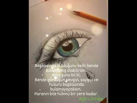 Çevirdim Başımı Baktım Yüzüne Le, Aşk-ı İntiba