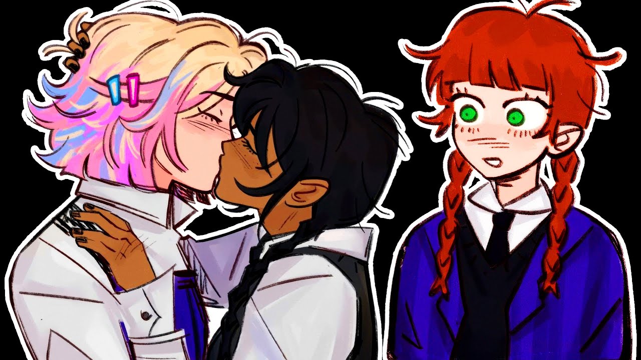 Get a Room 😡┃Wednesday x Enid (Wenclair)┃Wednesday Comic Dub - YouTube