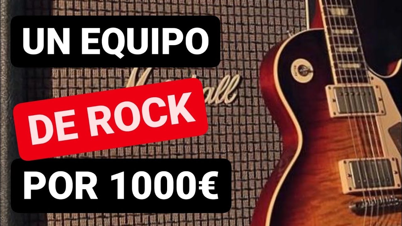 🤩 ¡INSUPERABLE! 🤩 EL MEJOR equipo para tocar ROCK por 1000€ calidad ...
