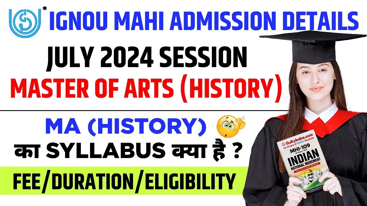IGNOU MAHI Programme Details MA History Syllabus IGNOU ignou-mahi-programme-details-ma-history-syllabus-ignou