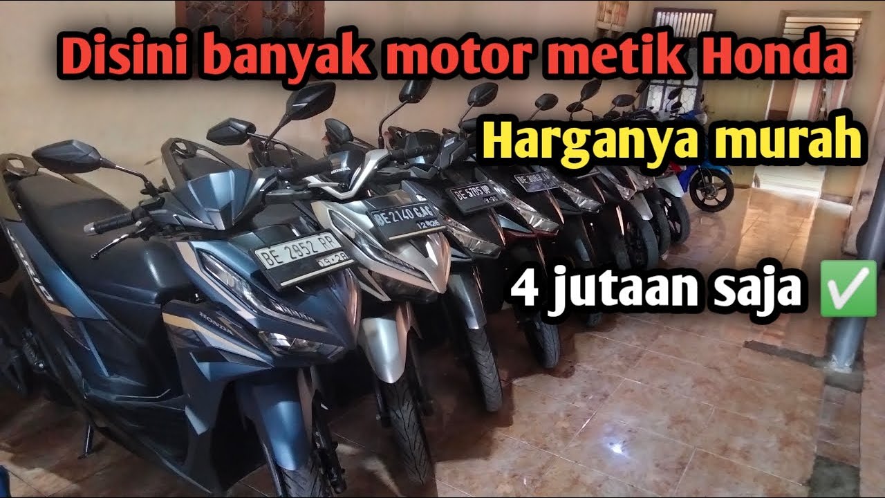 Update setok motor metik dari harga yang mahal sampai yang murah ada di ...