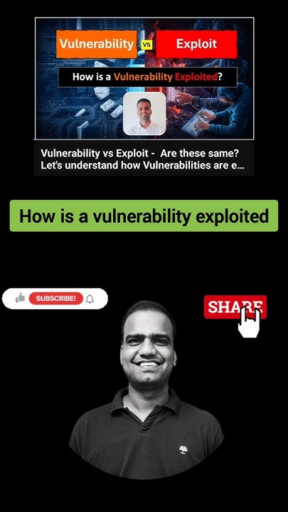How is a Vulnerability exploited? Vulnerability vs Exploit 💥 Explained in #shorts - 261 - YouTube