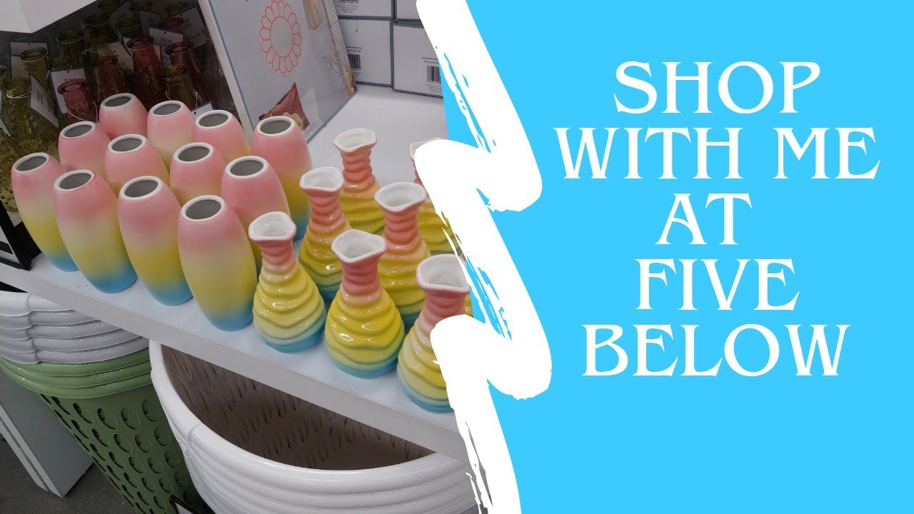 Shop With Me At Five Below + Home Decor & More - YouTube