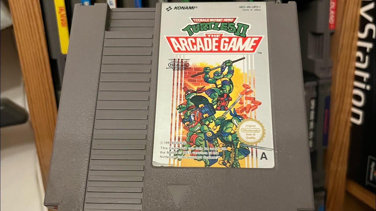 Turtles 2 the Arcade game NES gameplay. - YouTube