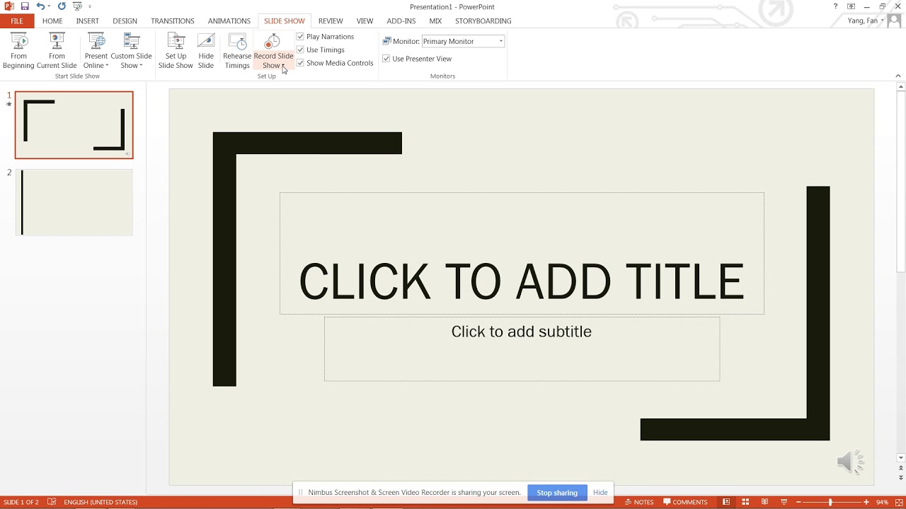 How To Re record Narration On One Slide YouTube How To Re record Narration On One Slide YouTube