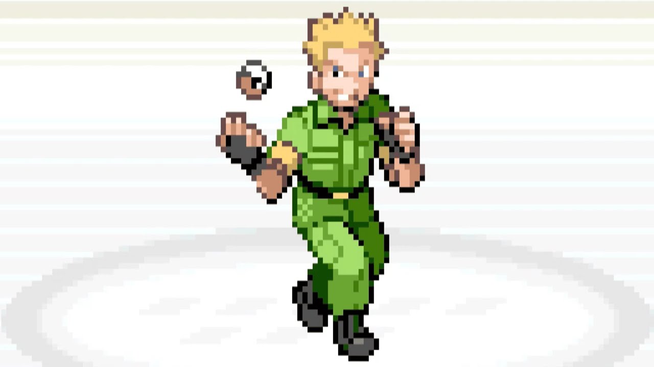 Pokemon Fire Red Deluxe - vs Gym Leader Lt. Surge - YouTube