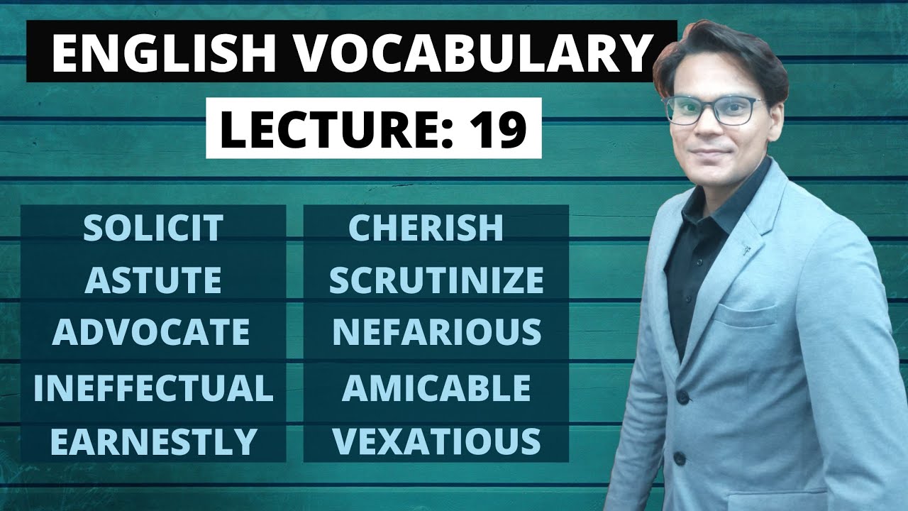 English Vocabulary | Lecture # 19 | Lectures by Waqas Aziz | Waqas Aziz ...