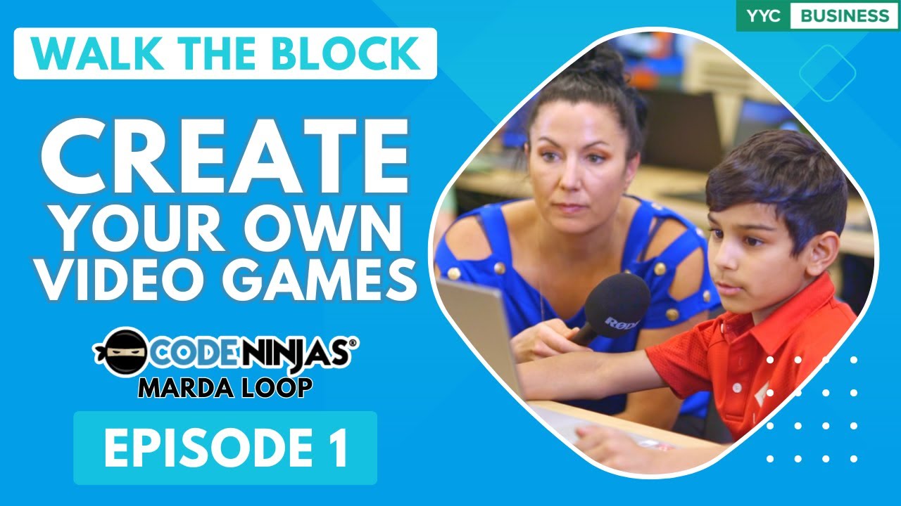 Create Your Own Video Games | Walk The Block | Calgary Business - YouTube