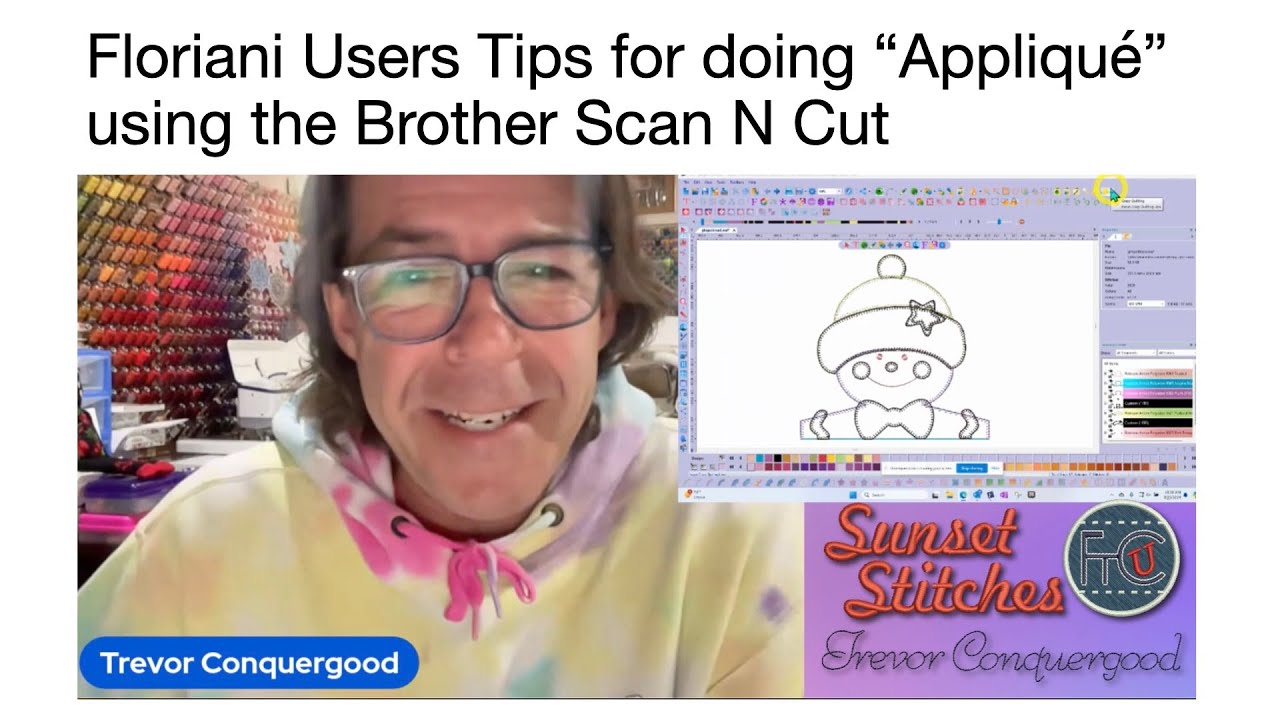 Floriani Users Tips for doing “Appliqué” using the Brother Scan N Cut ...