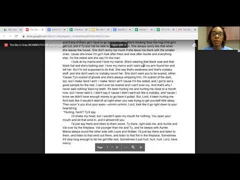 The Sky is Gray Section 1 - YouTube