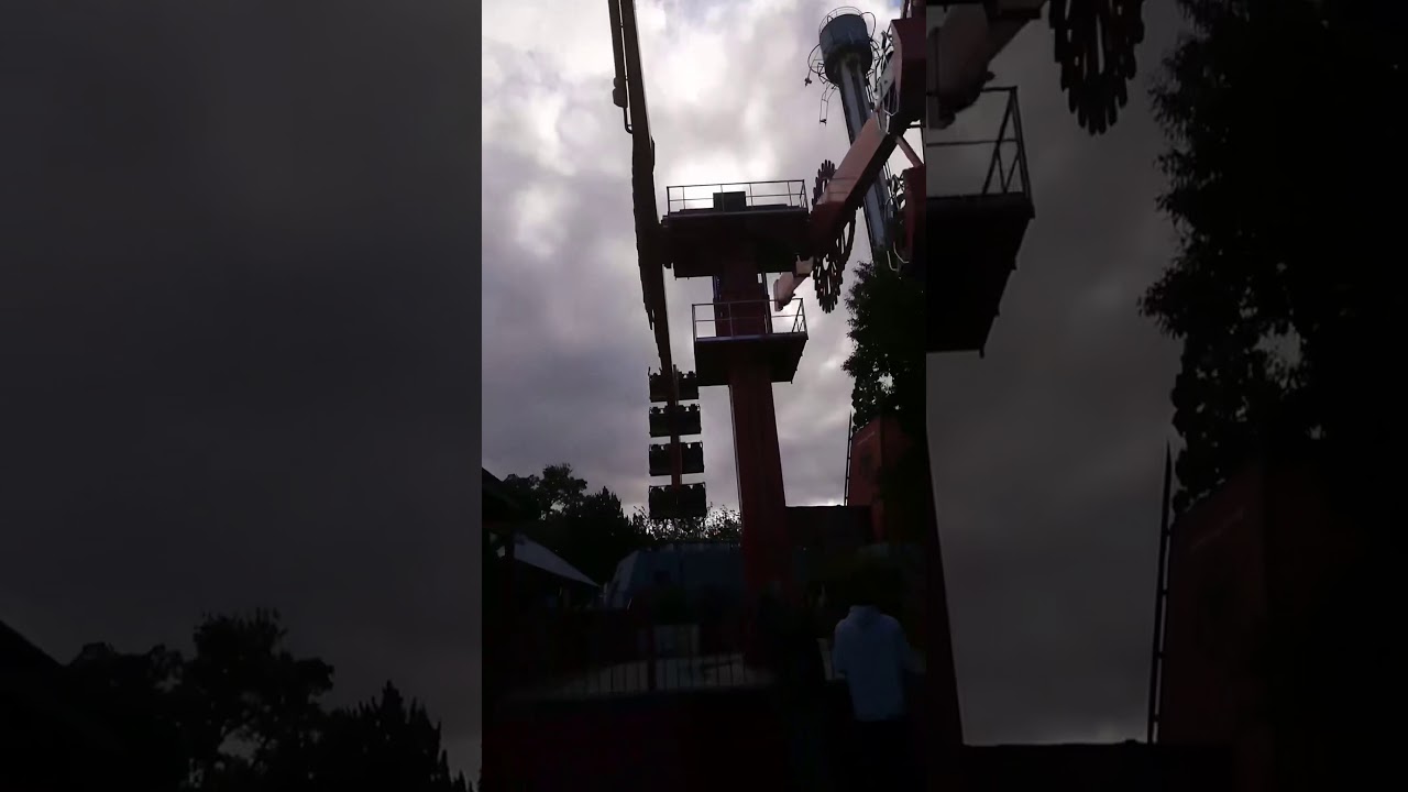 Pandemonium at Drayton manor theme park - YouTube