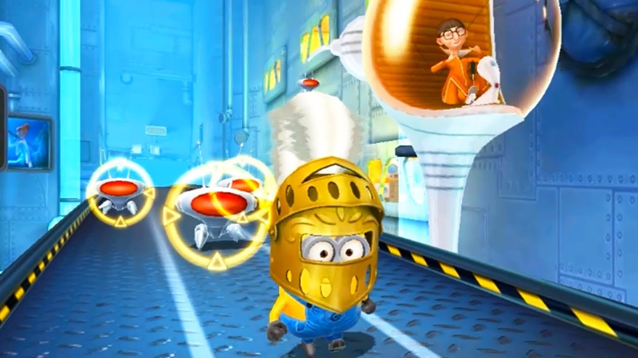 Knight minion Vs Vector the boss ! Old Despicable me minion rush ...