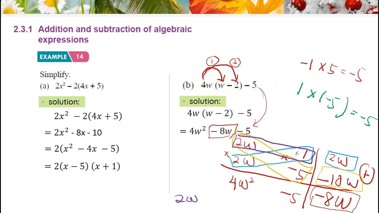 2.3 Algebraic Expression & Basic Arithmetic Operations (Math F2 KSSM ...