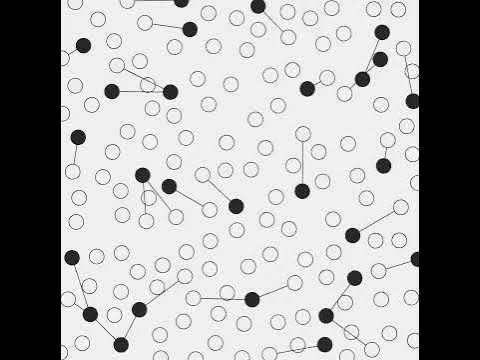 Random walk from circle to circle. Draw by openFrameworks - YouTube