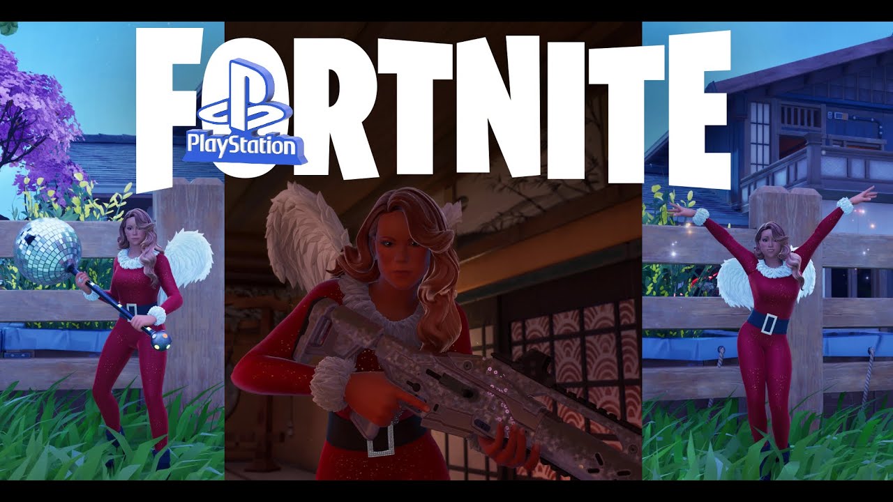 Fortnite Squads Santa Suit Mariah Skin Gameplay Chapter 6 Season 1 ...