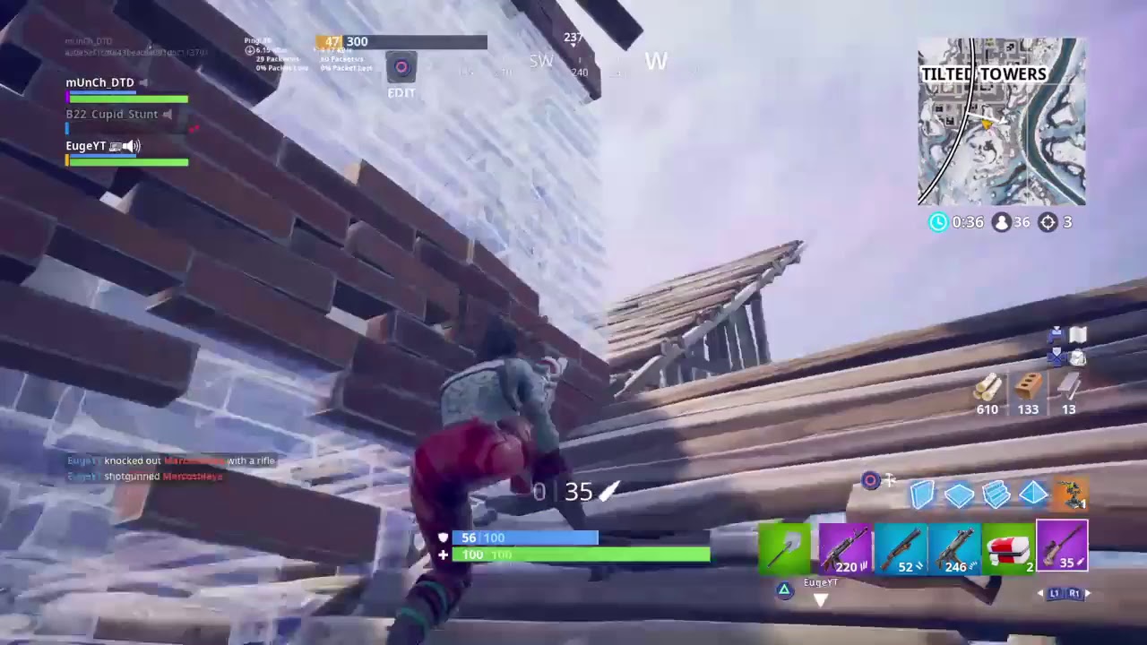 Fortnite battle Royale //100+Wins//MAX TEIR//ICE STORM ft Euge - YouTube