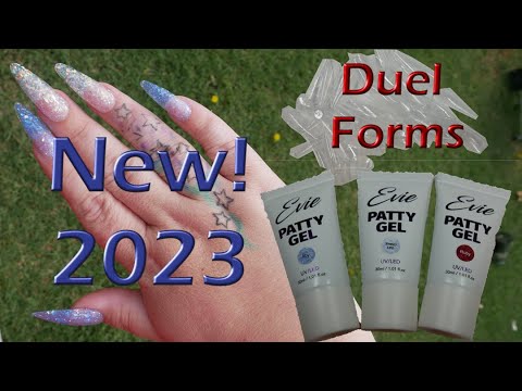 Long Hair Pretty Nails - Patty Gel / How to Use Duel Forms - YouTube