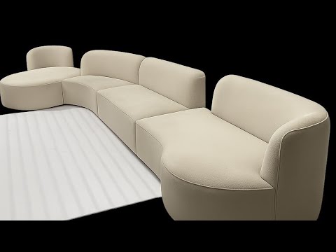 L Tip sofa set big sizes in holl - YouTube
