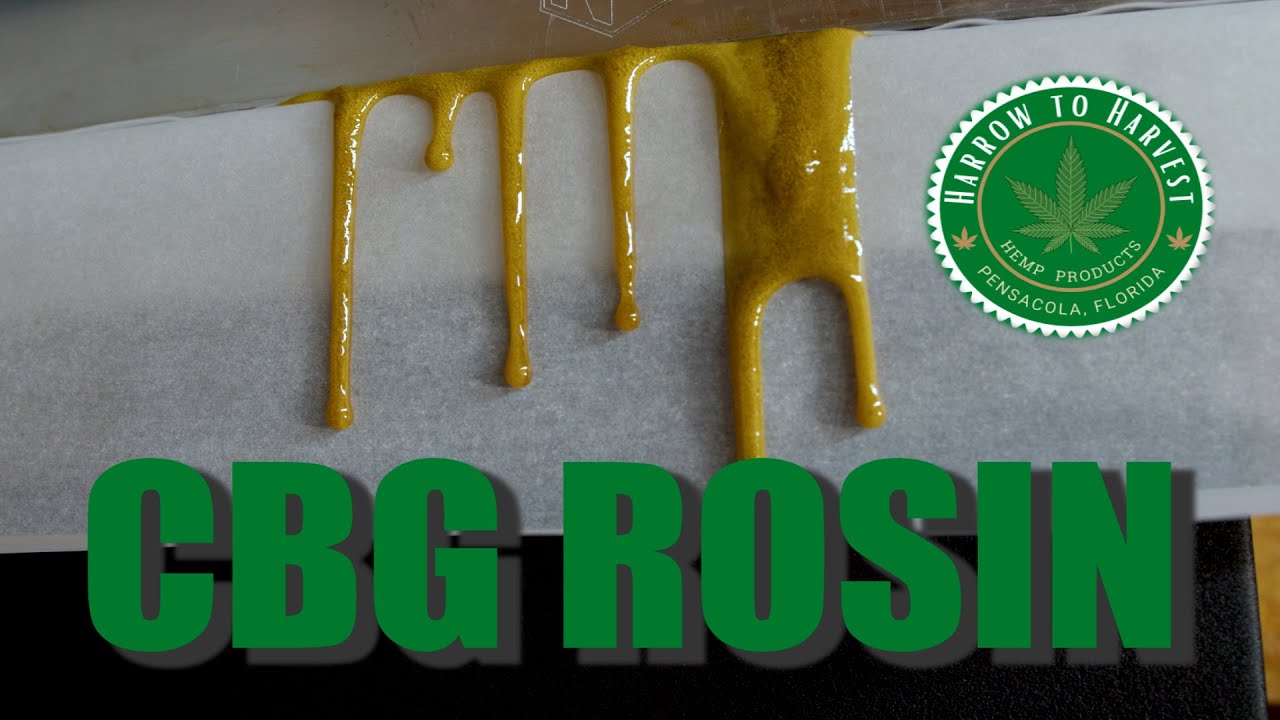 How to Make Rosin from CBG Hemp Hash - Harrow to Harvest - YouTube