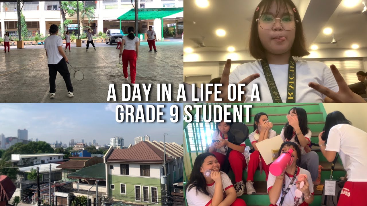 A Day in a Life of a Grade 9 Student - YouTube