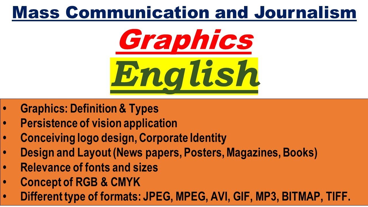 Graphics | English | media | #Journalism # Public relation #upsc @Gyan ...