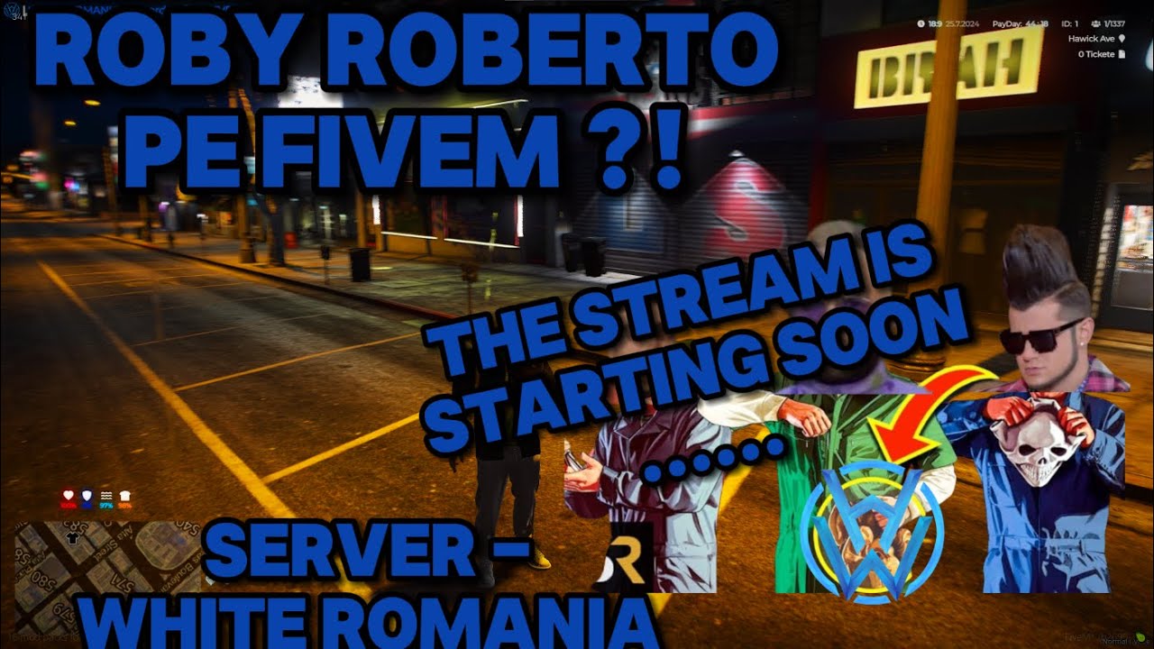 🔴 ROBY ROBERTO PE FIVEM ?! - WHITE ROMANIA NOUL NOSTRU ORAS - YouTube