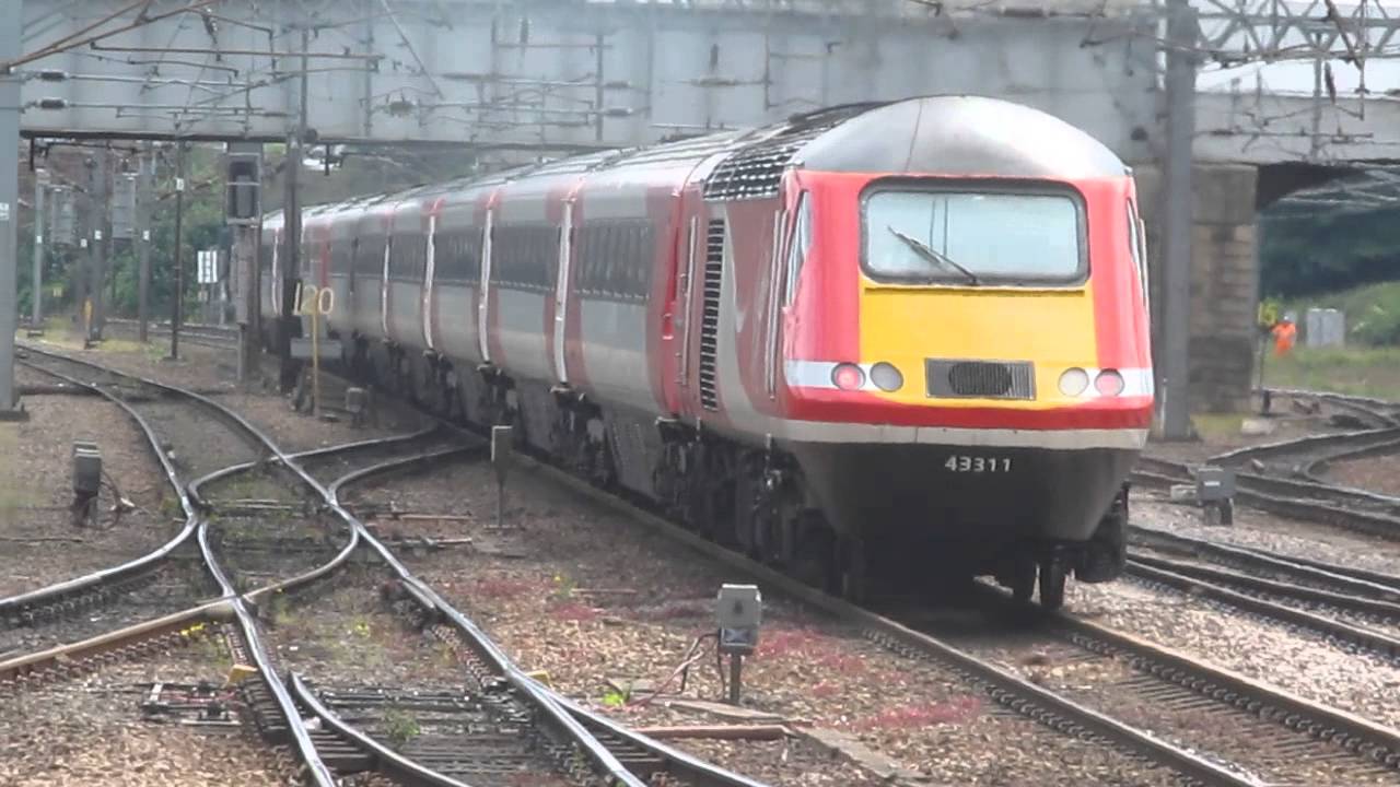 43312+43311 NEW VTEC FULL SET HST at Doncaster - YouTube