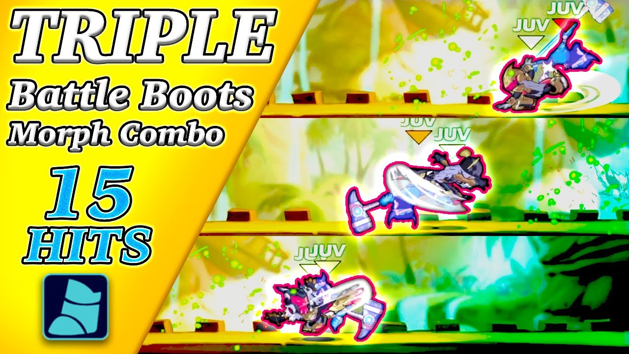 TRIPLE Battle Boots Morph Combo (Brawlhalla) - YouTube