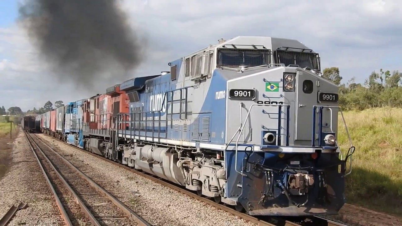 AC44i RUMO 9901 TREM X53 vma 70km/h - YouTube