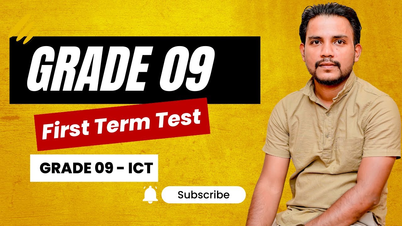ICT | Grade 09 | පළමු වාර විභාග ප්‍රශ්න සාකච්ඡාව | 2023 - YouTube