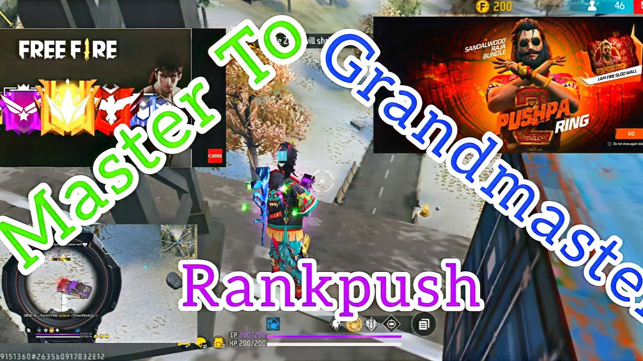 Master Rank To Grandmaster Rankpush Gameplay #freefire #ytvideo # ...
