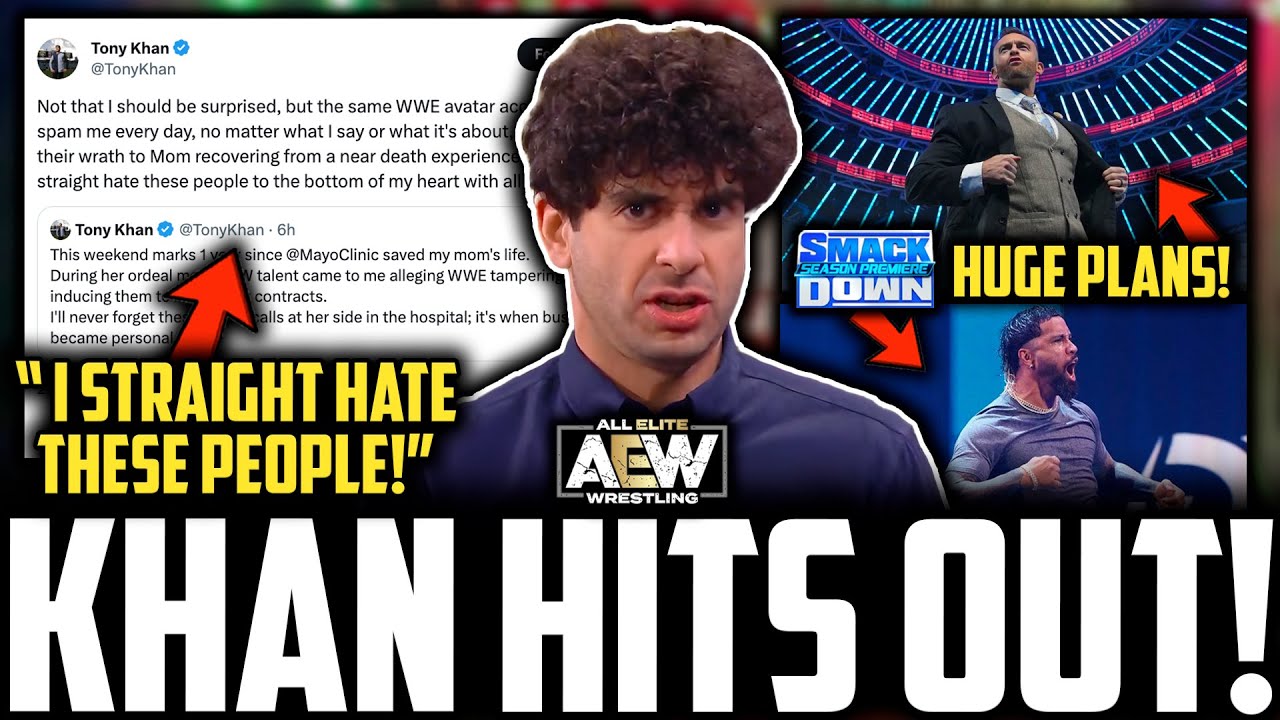 AEW Tony Khan HITS OUT At WWE TROLLS! | Nick Aldis WWE TV DEBUT PLANS ...