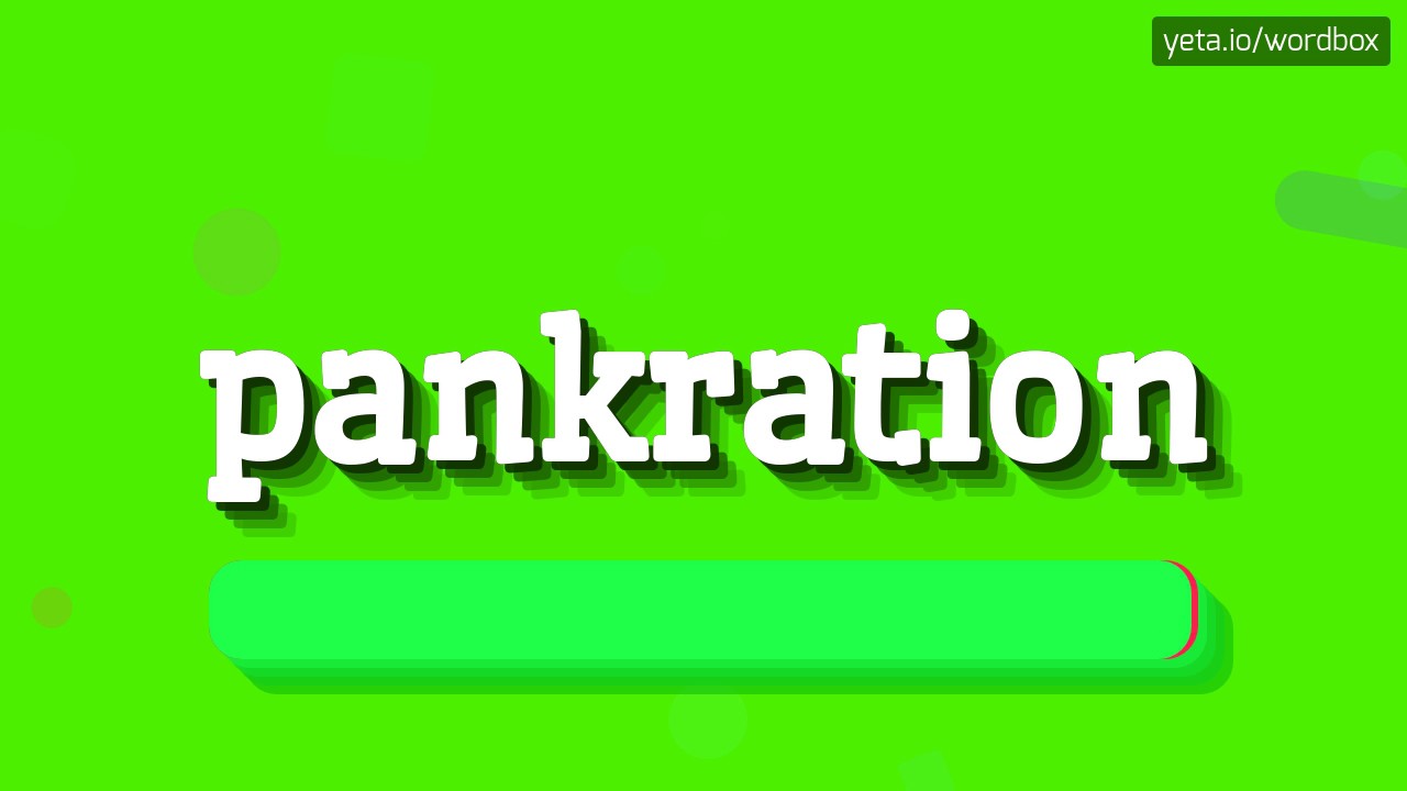 PANKRATION - HOW TO PRONOUNCE IT!? - YouTube