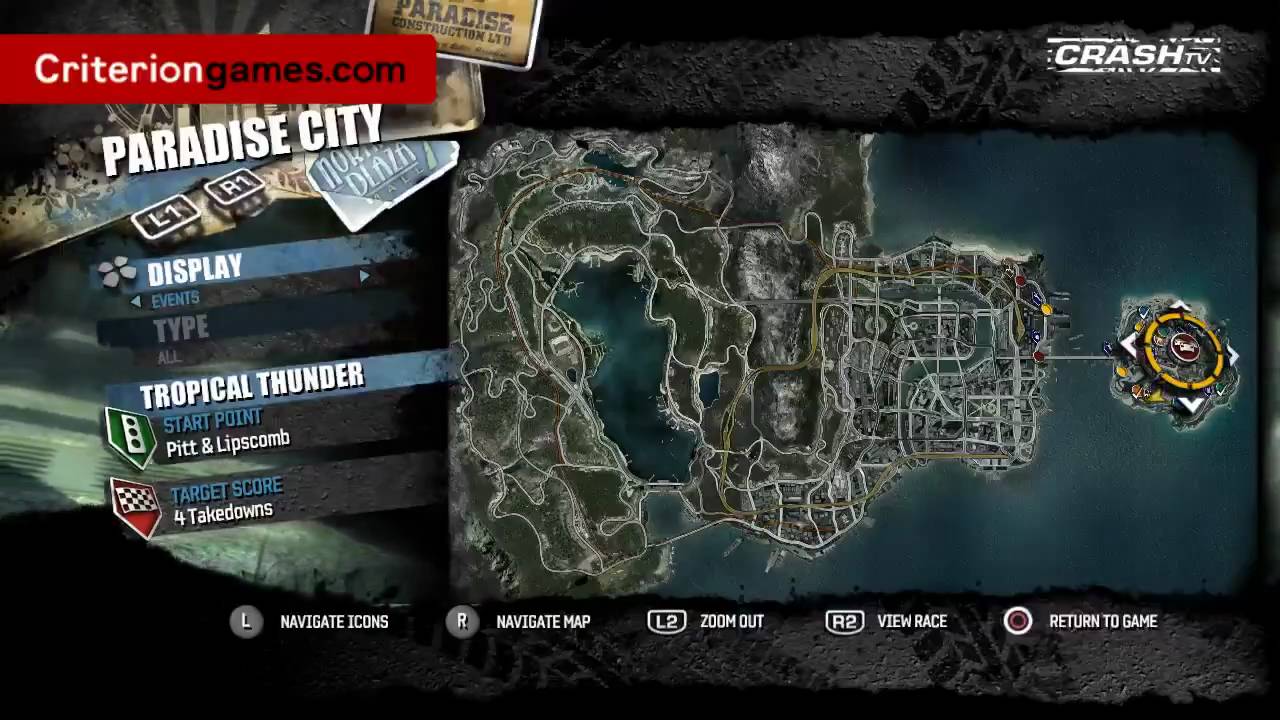 Burnout paradise map - sanyrealty