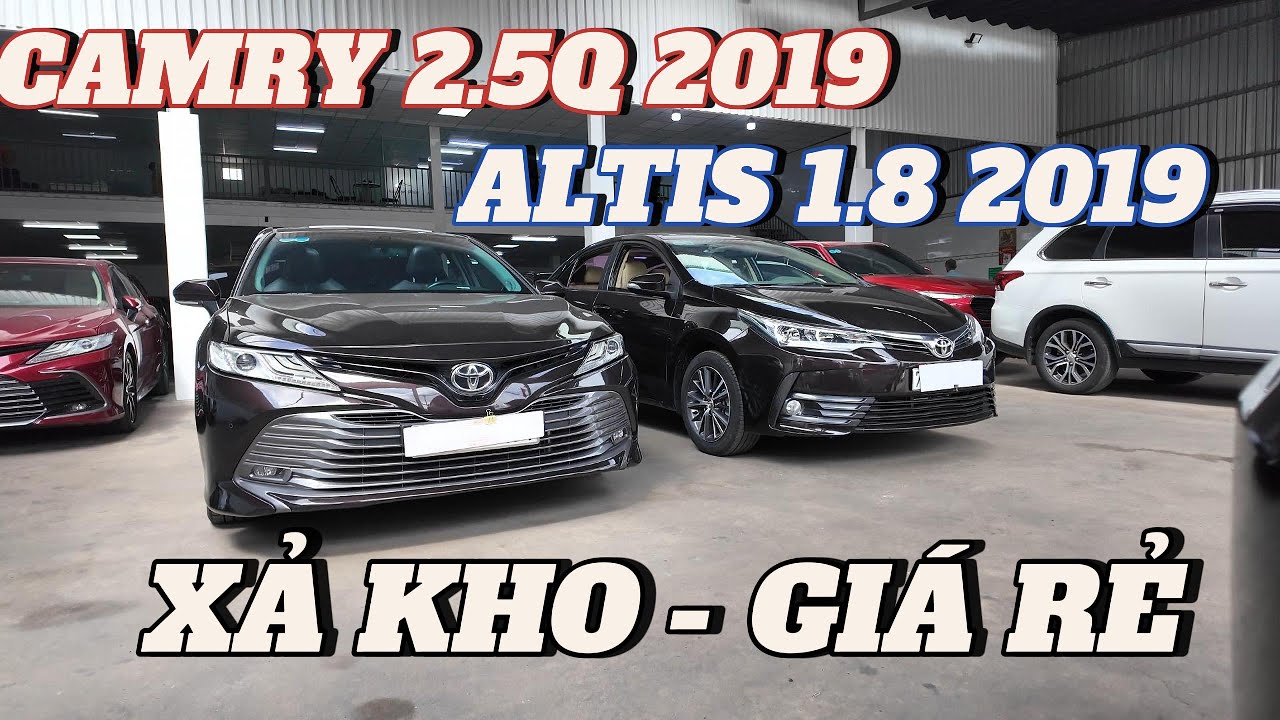 Giảm sốc xả kho - Altis 1.8G Nâu vs Camry 2.5Q Nâu Titan , xem xe nhận ...