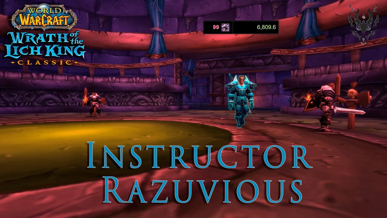 Instructor Razuvious | 6,809 DPS | Ret Paladin | 1:30 | Naxxramas 25 ...