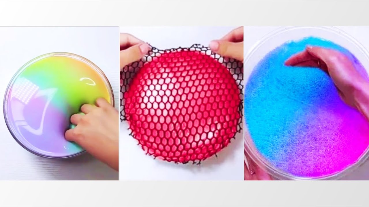 The most satisfying voice-activated slime video，Super nice slime #39 ...