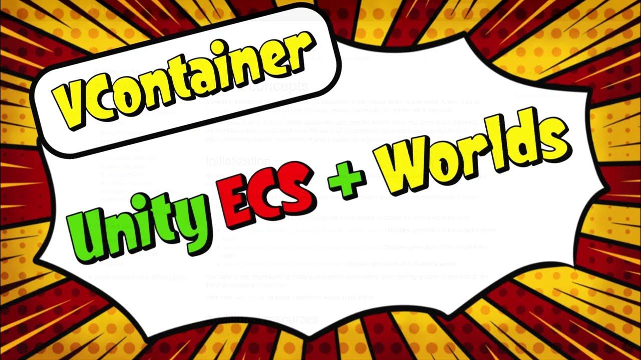 How to implement Worlds in Unity ECS? - VContainer (Dependency Injection) - YouTube