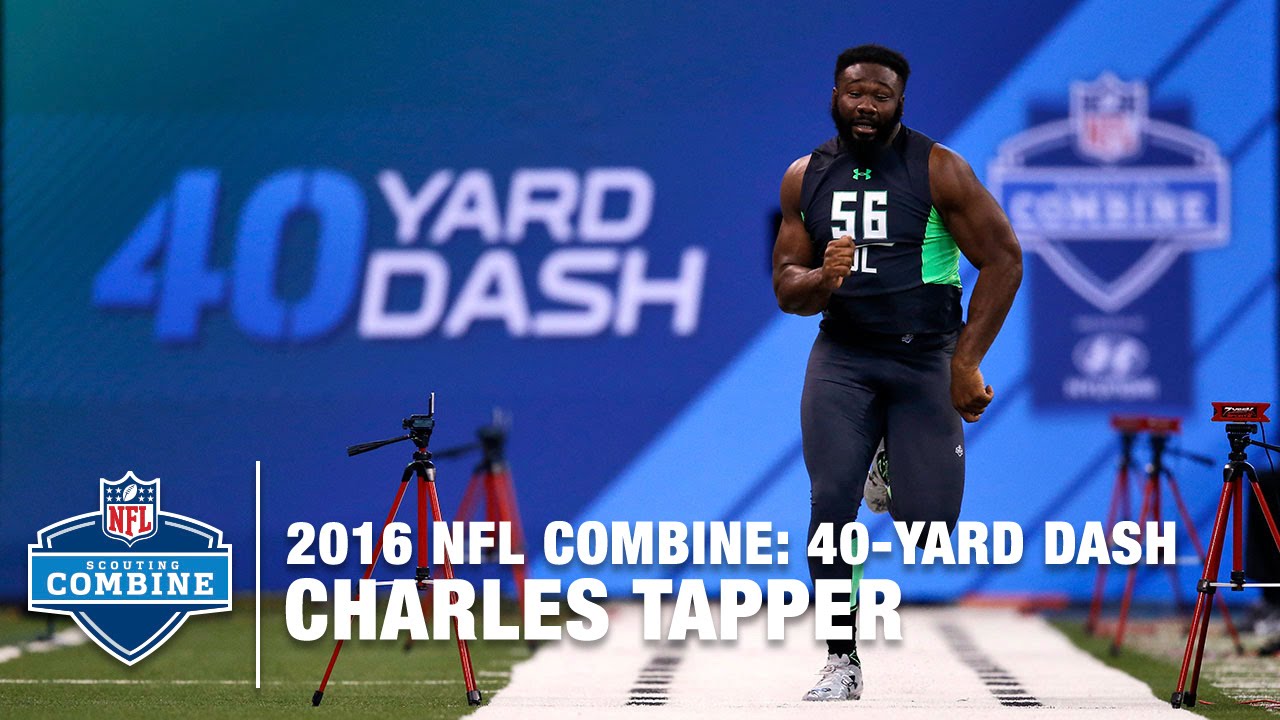 Charles Tapper's Blazing 40-Yard Dash (Oklahoma, DE) | 2016 NFL Combine ...
