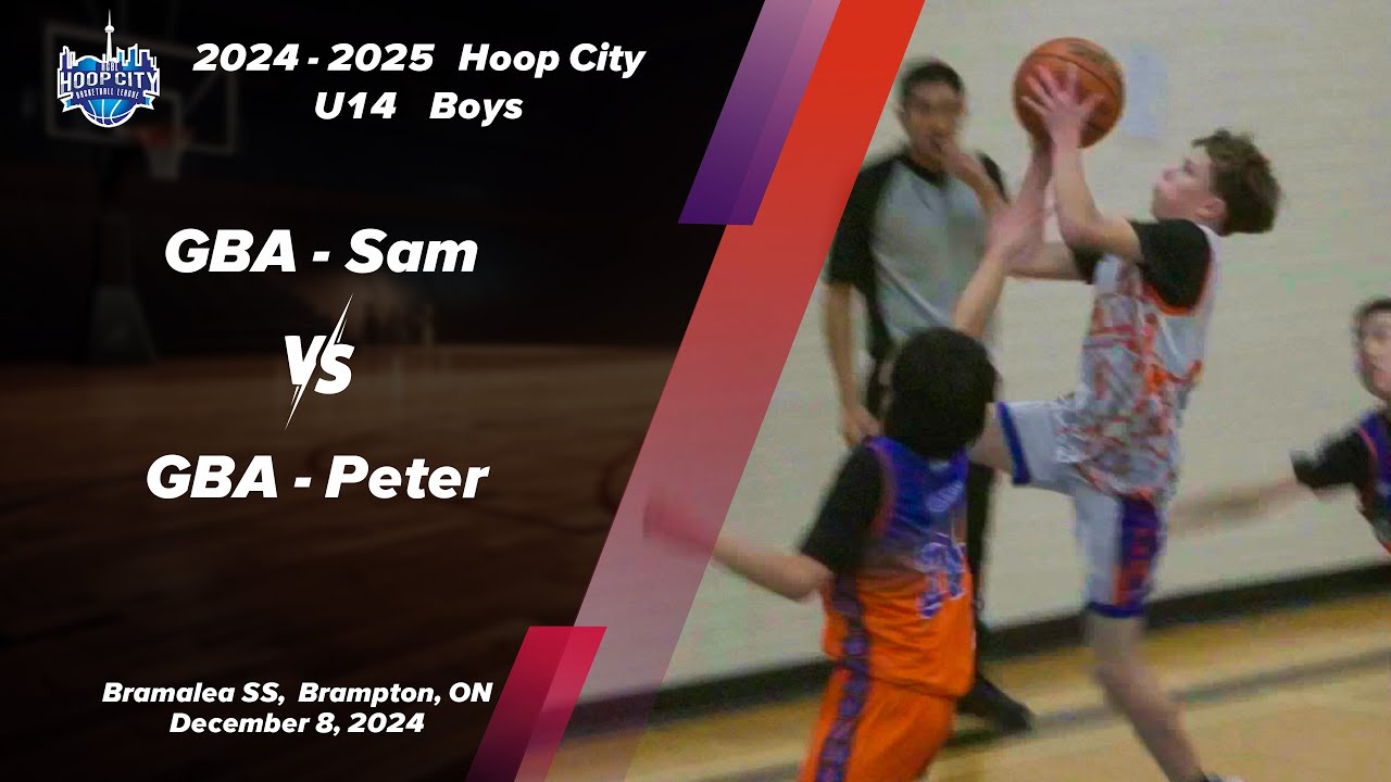 2024.12.08b (U14) GBA-Sam vs. GBA-Peter (Hoop City) - YouTube