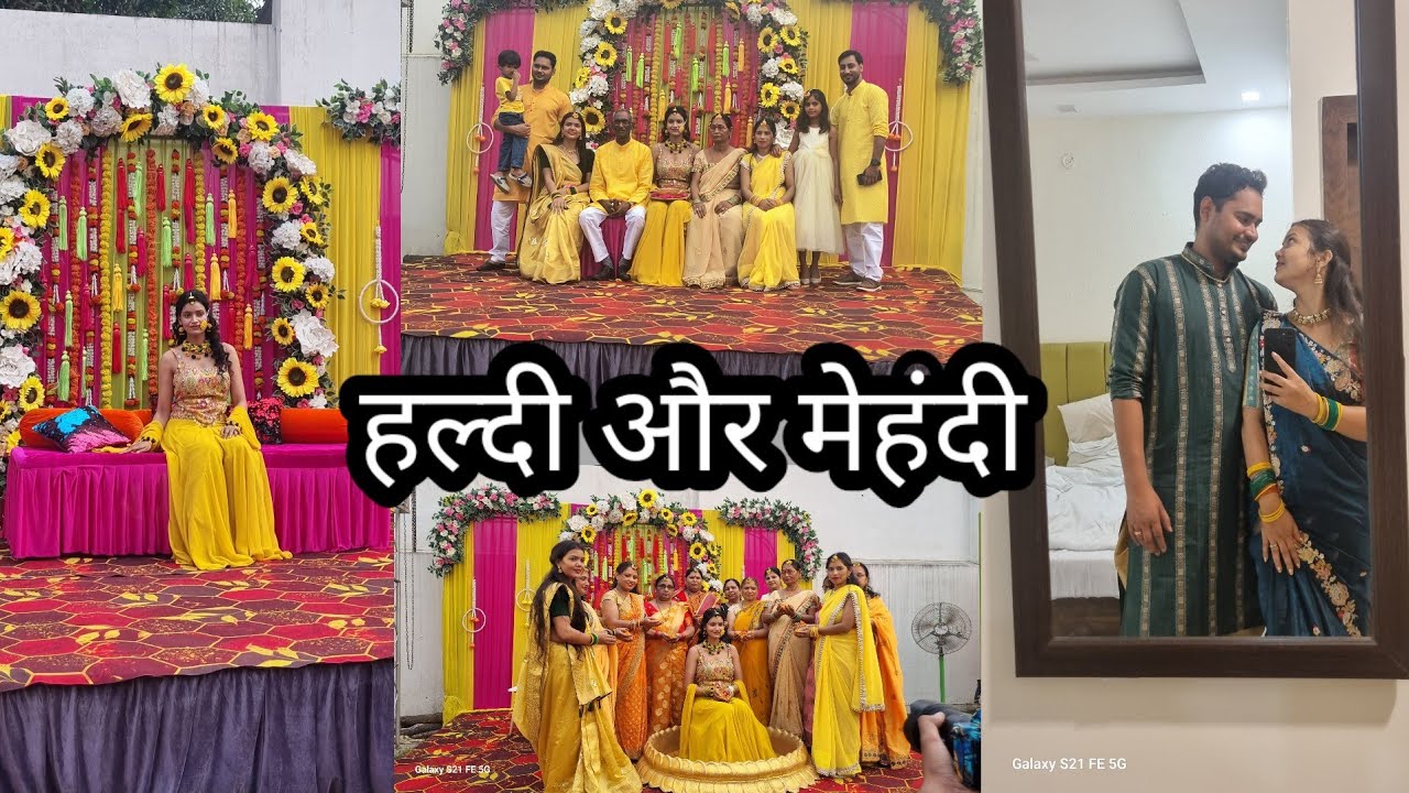 ️ Haldi & Mehndi Ceremony Highlights: A Celebration of Love and ...