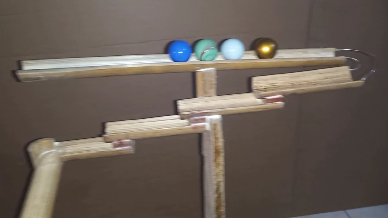 8 Minutes Satisfying Marble Run || ASMR || devdevs simple crafts - YouTube