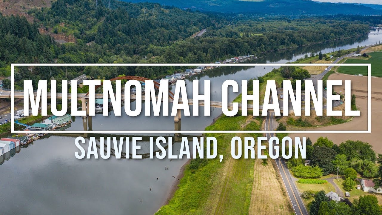 Scenic views of Multnomah Channel - YouTube