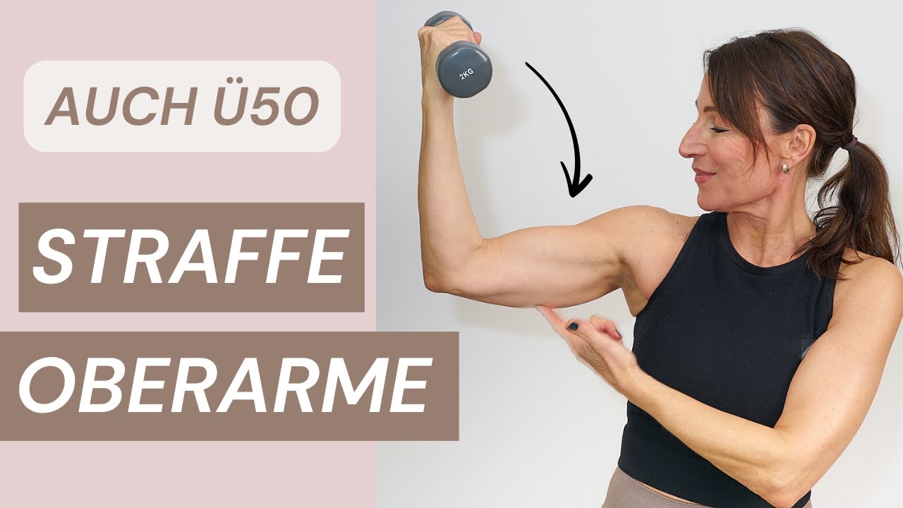 Schöne & straffe Oberarme - das erreiche ich (59) mit 3 x15 Min ...