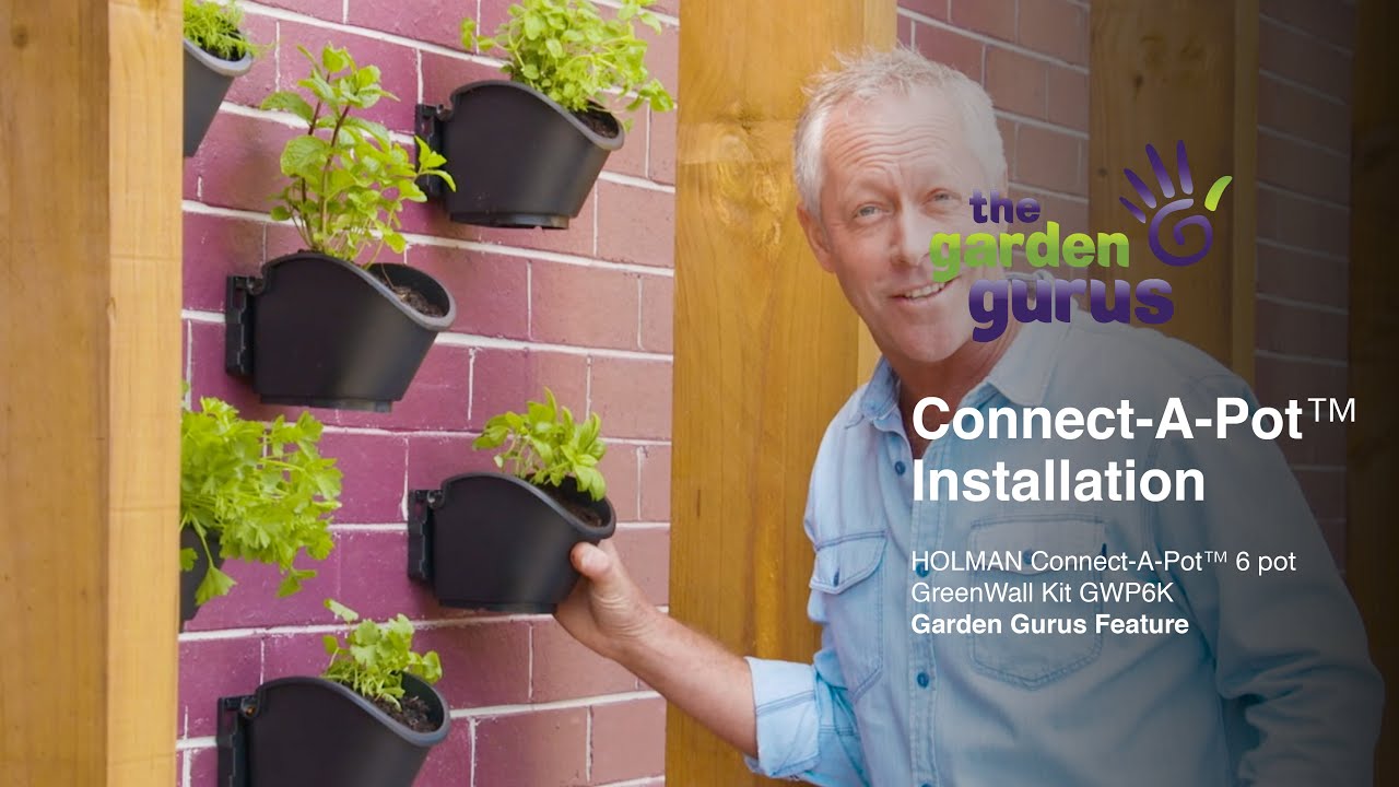 Holman Connect-A-Pot™ Vertical GreenWall with The Garden Gurus - YouTube
