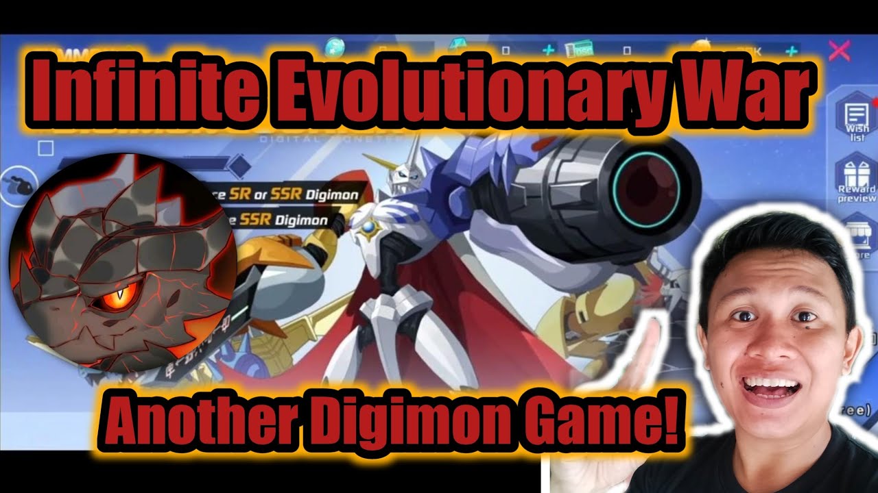 Infinite Evolutionary War Gameplay! Another Digimon Game? Who Want to Try? - YouTube