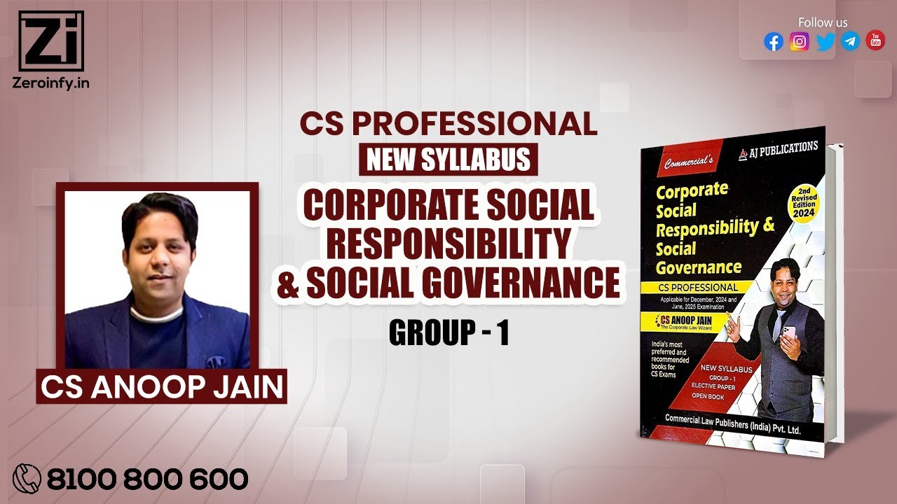 CS Professional Corporate Social Responsibility and Social Governance ...